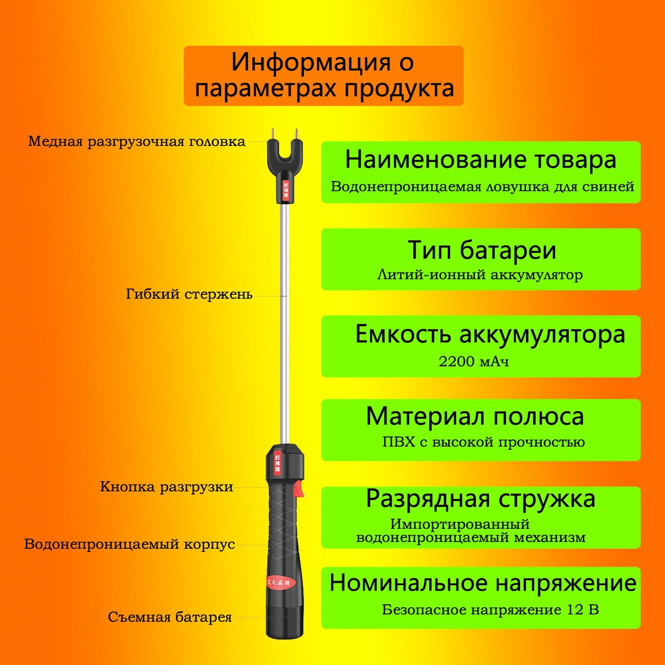Столб для электропастуха — фото 1