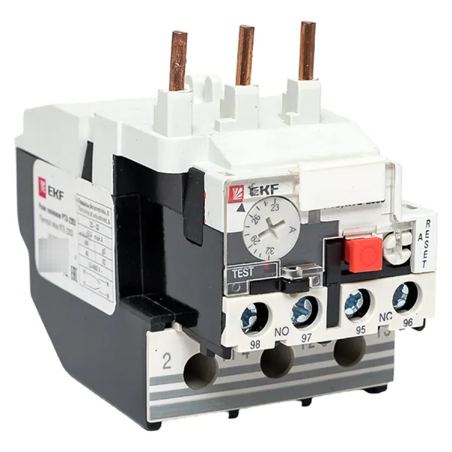 Реле тепловое EKF / ЕКФ PROxima РТЭ-2353 винтовое подключение, пластиковый корпус, серый, 99х81х61мм, 23-32А, rel-1314-7-10 / электрика