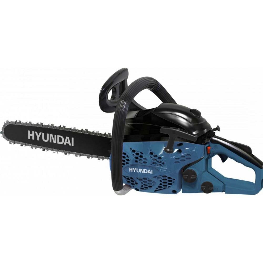 Бензопила HYUNDAI Х 3916, 2Т, 1.5 кВт, 2 л. с, 16", шаг 3/8", паз 1.3 мм, 57 звеньев