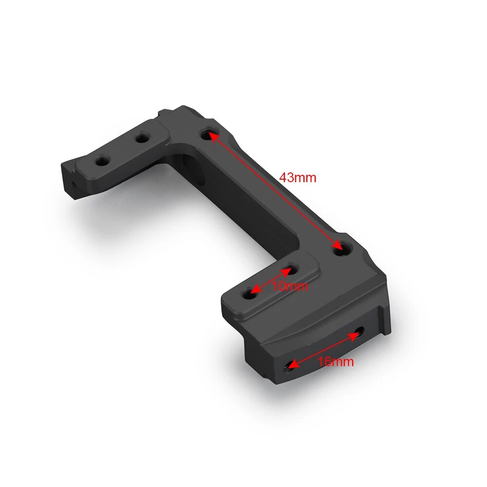 YEAHRUN Металлическое крепление для сервопривода SCX10 Black