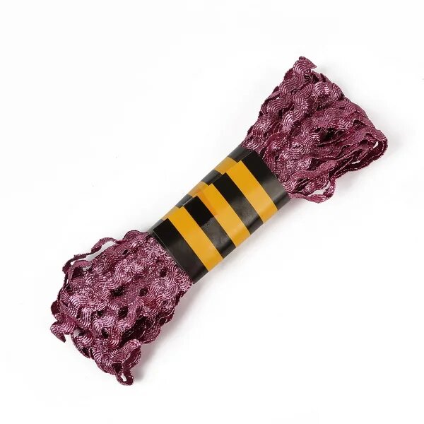 Металлическая териленовая лента зигзаг Celadon 15 ярдов 8 мм