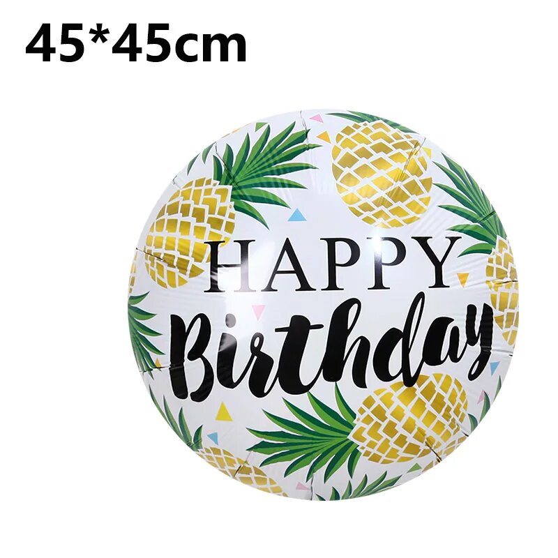 Фольгированный шар DAWN мультфильм фрукты round Pineapple