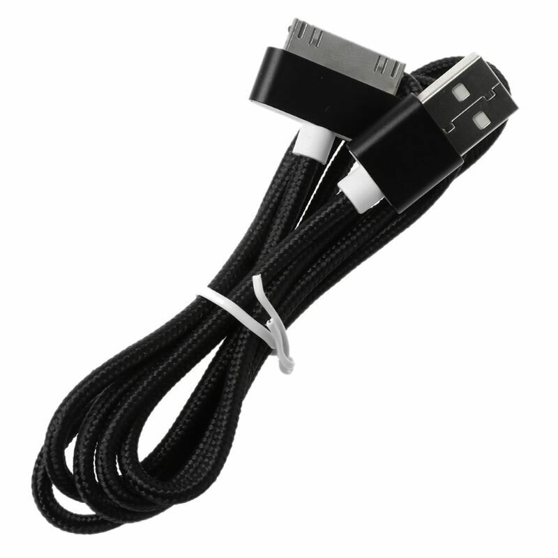 Плетеный 30-контактный USB-кабель для синхронизации данных, 1,5 м, зарядки телефона 4 4s 2 3 iPod