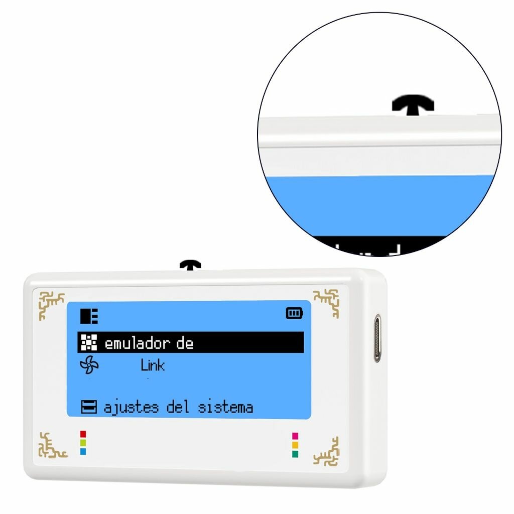 Симулятор с большим экраном, Bluetooth-совместимая передача, ручной интеллектуальный эмулятор, подходящий для игровых аксессуаров