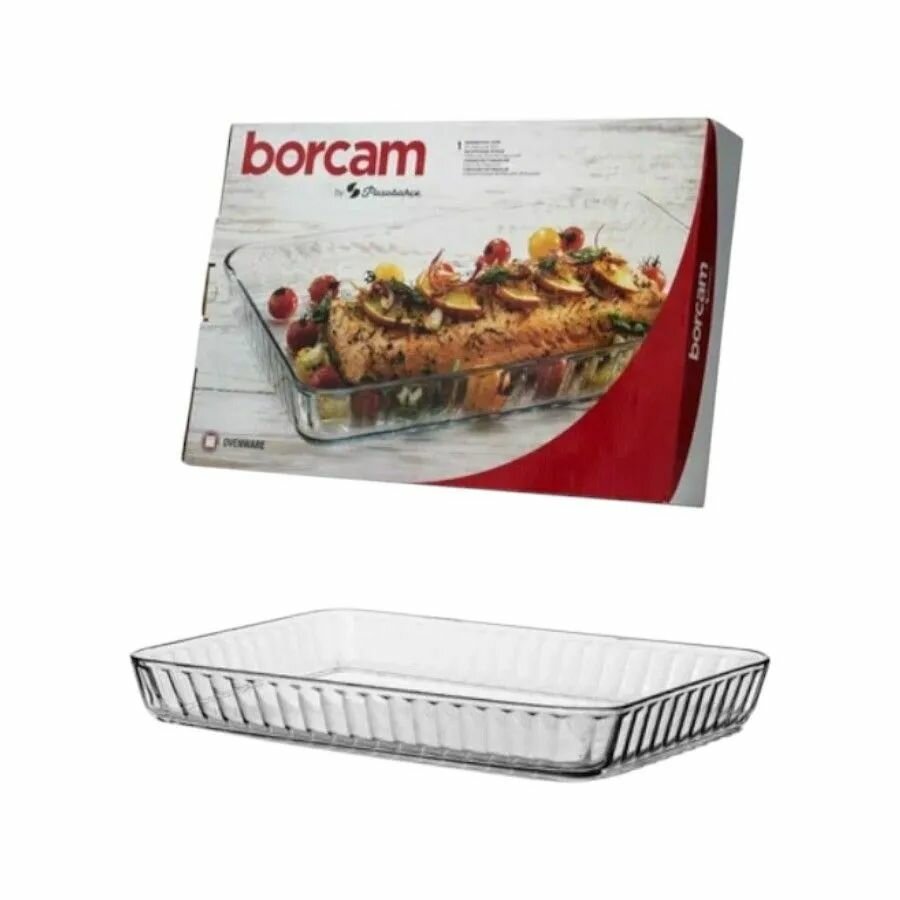 Форма для запекания стеклянная жаропрочная 3.8 л Pasabahce