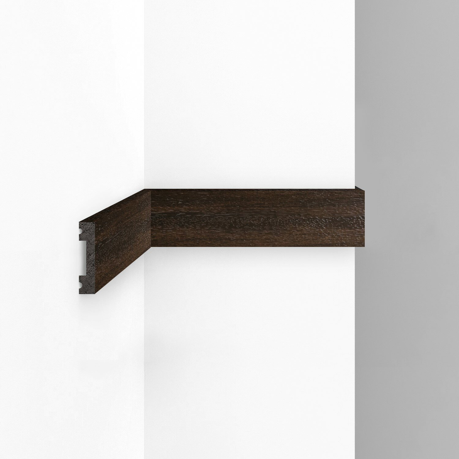 Рейки декоративные на стену дюрополимер DECOMASTER (декомастер), 41х10х2900 мм, D162-438 ДМ махагон