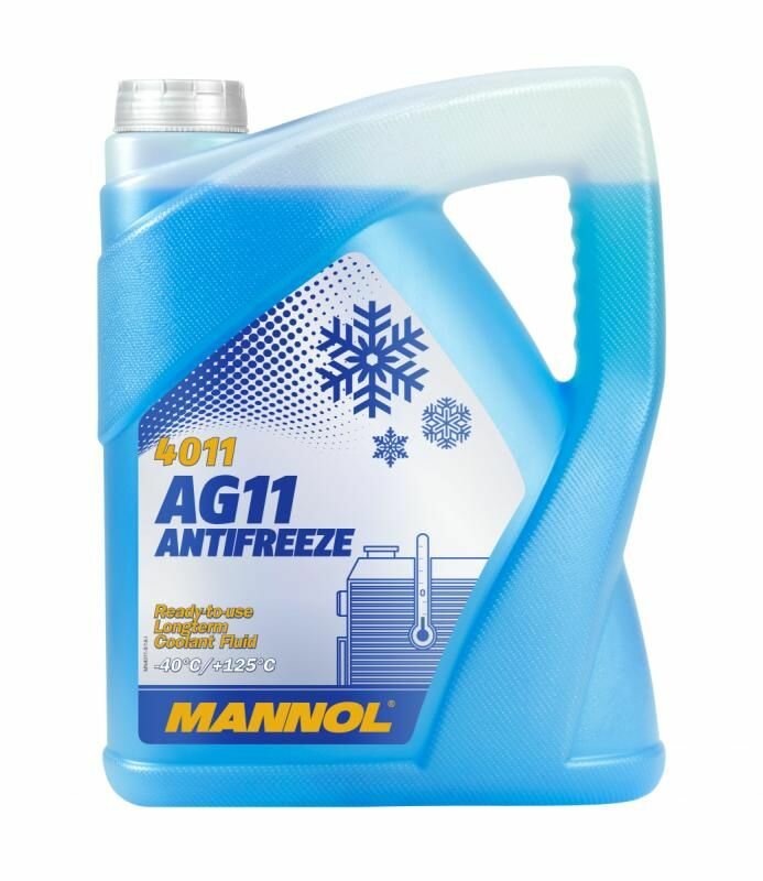 MANNOL Антифриз синий 5л AG11 Longterm -40*C 4011