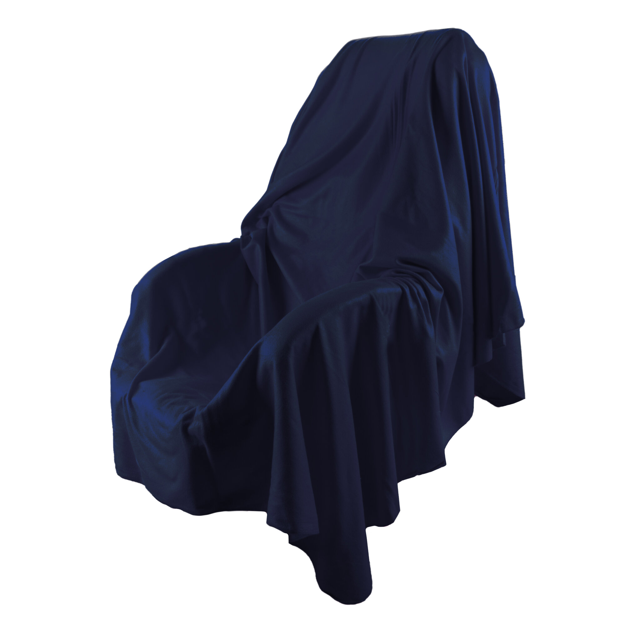 Плед Routemark Dark Blue (C)