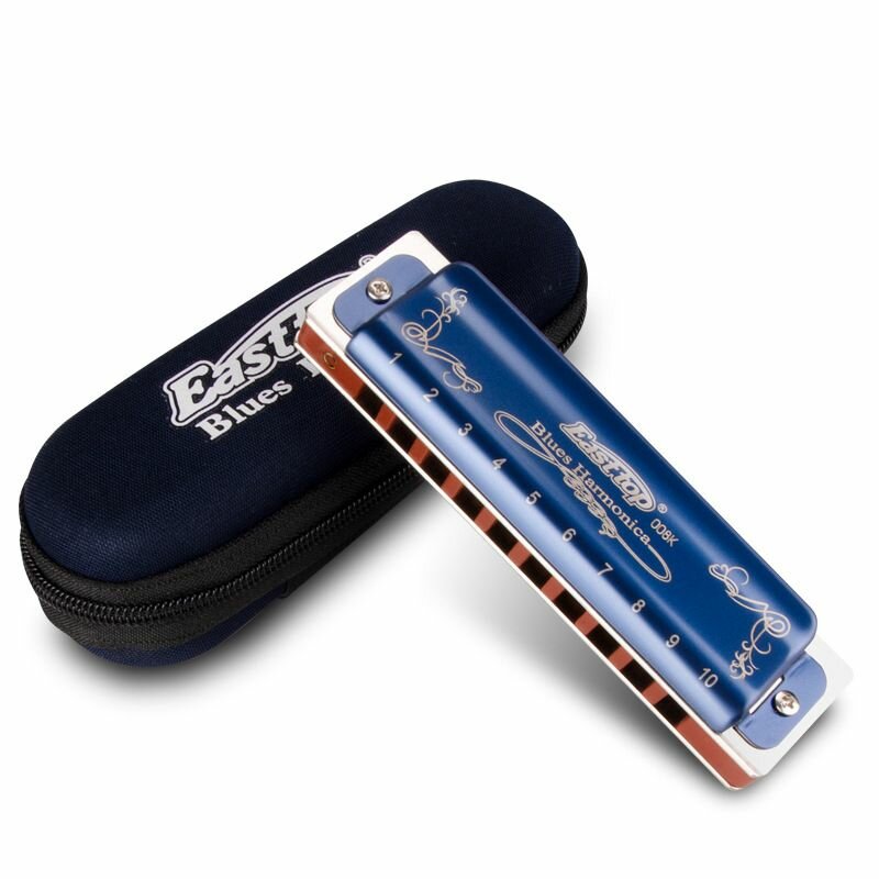 Easttop 10 Hole Blues Harmonica C Key Woodwind Музыкальный инструмент
