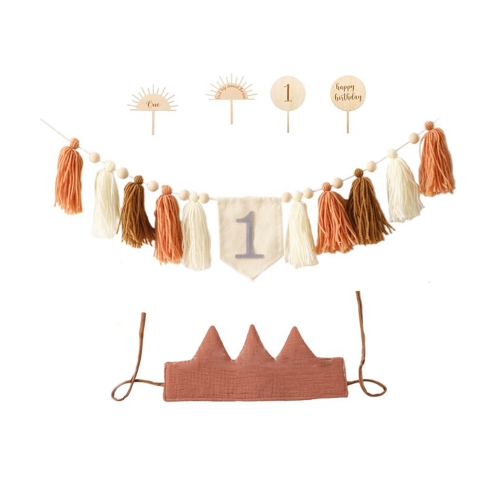 Детская шляпа первого дня рождения гирлянды, счастливые, детские ежемесячные картинки