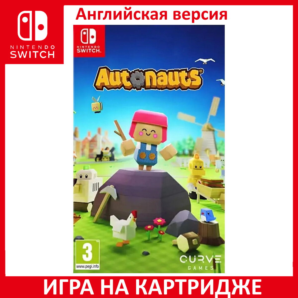 Игра Autonauts Switch Русская Версия Картридж на Nintendo Switch