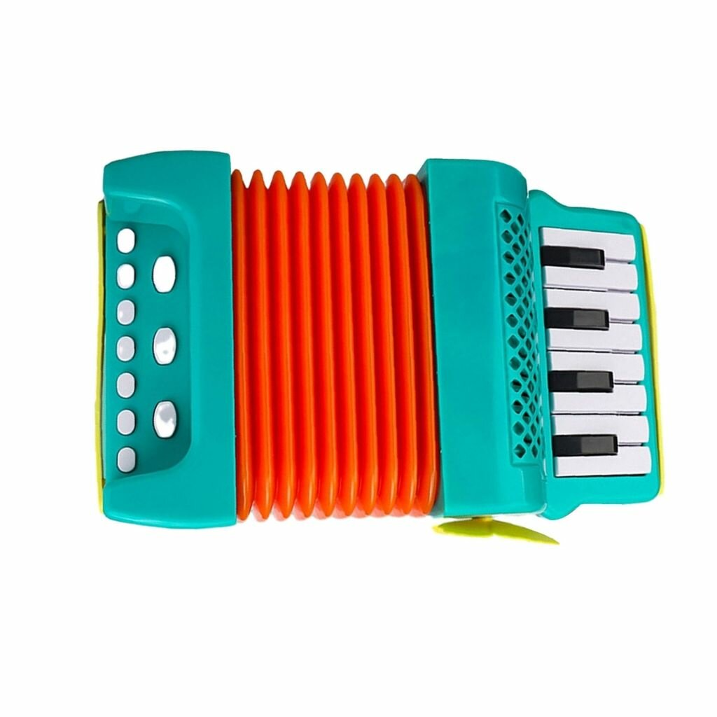 Музыкальная игрушка-аккордеон для детей, Зеленый