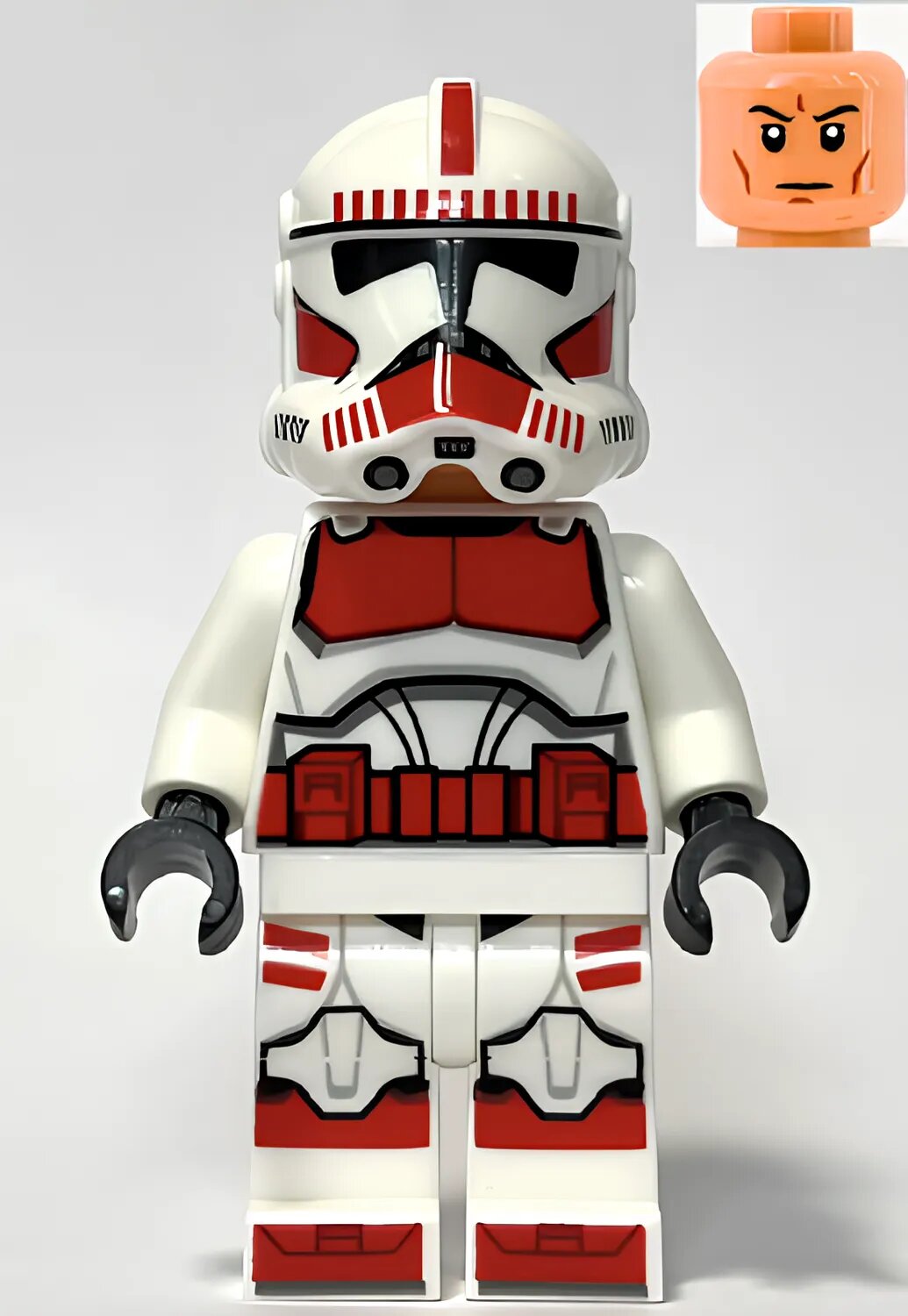 Минифигурка Lego Clone Shock Trooper, Coruscant Guard (Phase 2) - Nougat Head sw1305 U