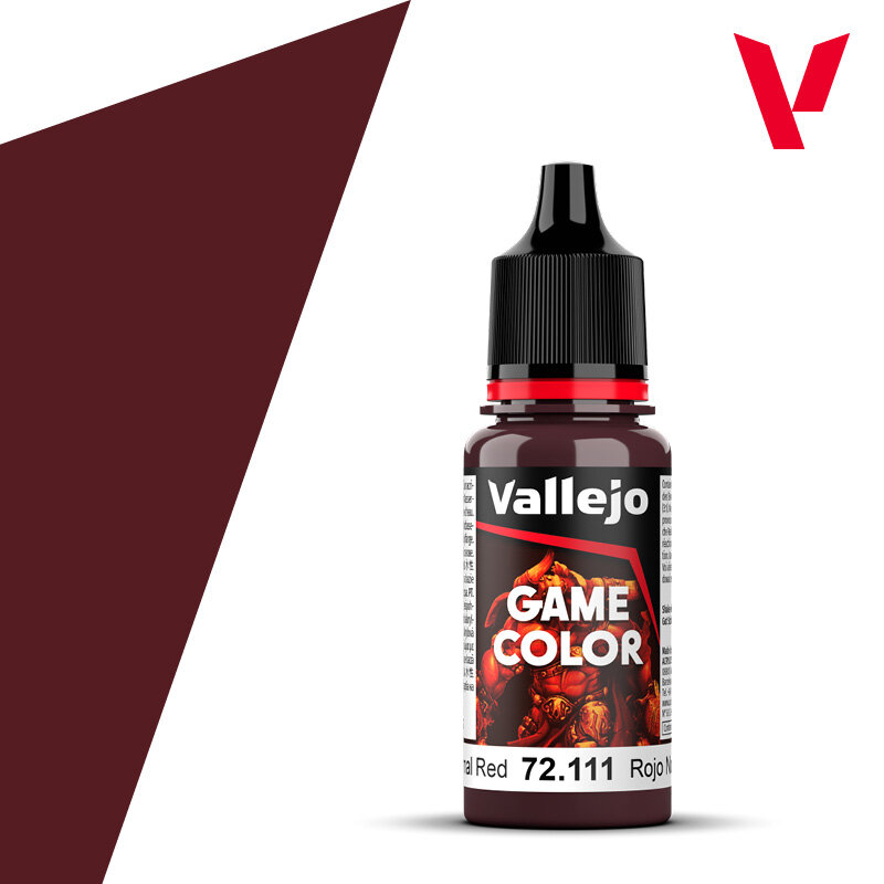 Краска 72111 Vallejo серии Game Color Nocturnal Red (Ночной Красный) 18ml