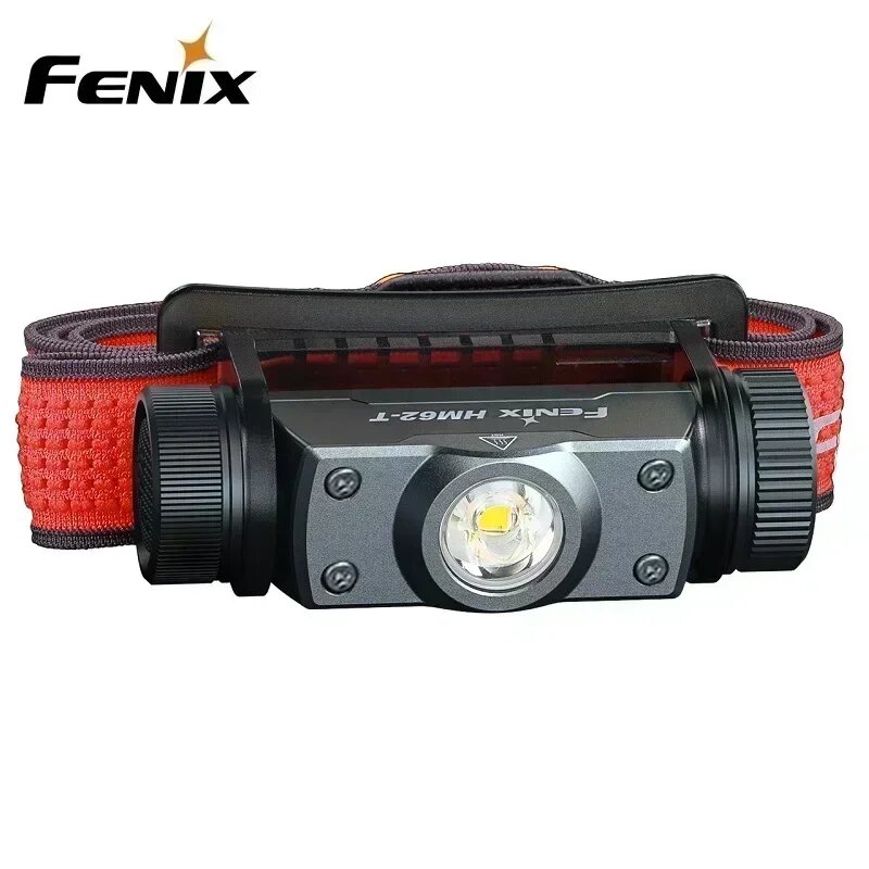 FENIX HM62-T 1200 люмен Простой легкий магниевый налобный фонарь для бега по пересеченной местности в комплекте с перезаряжаемой батареей