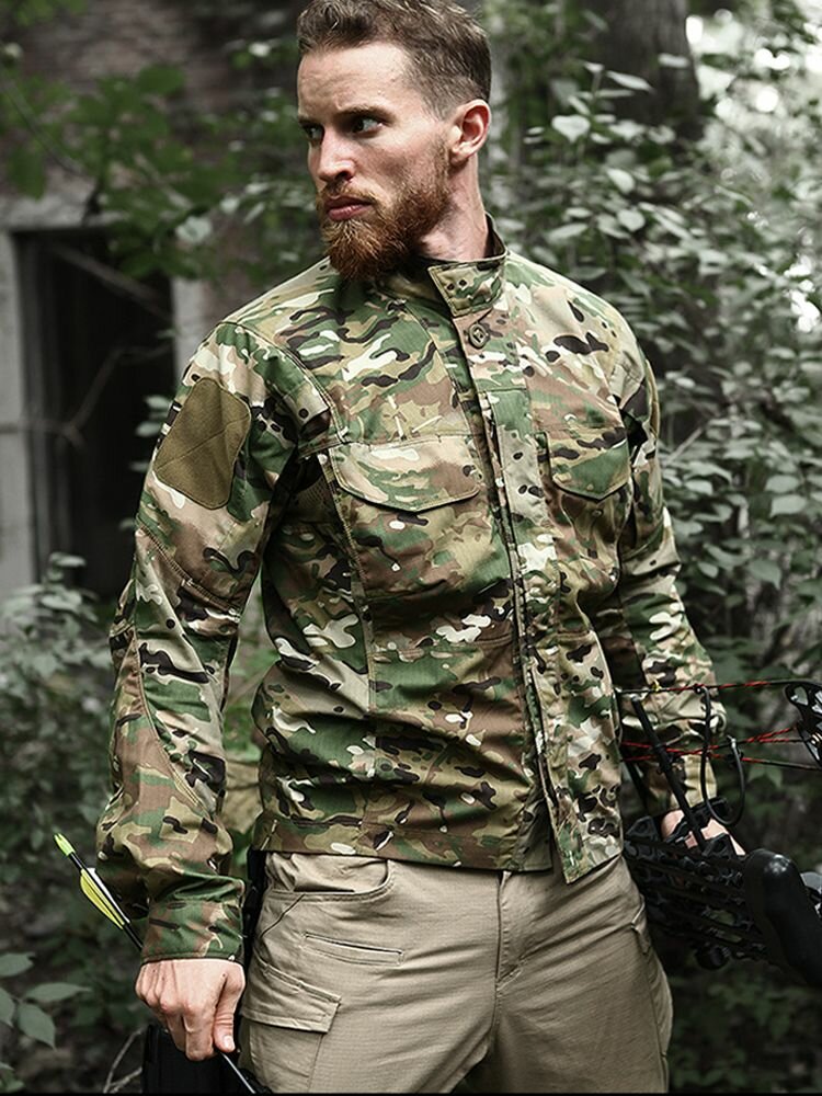 Военная боевая тактическая рубашка/туристическая рубашка для рыбалки, охоты, альпинизма, водонепроницаемая и дышащая
