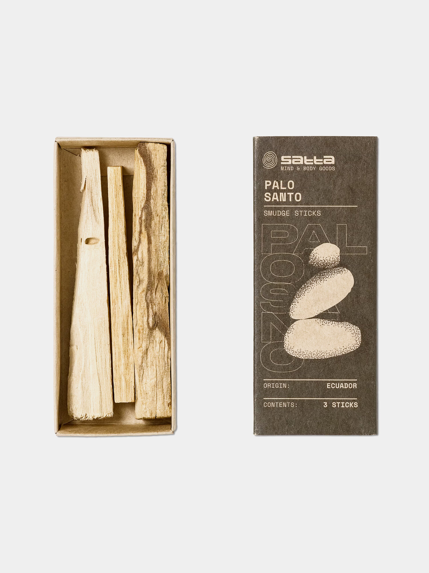 Благовония Satta Palo Santo Incense 3 pcs, Песочный, One size