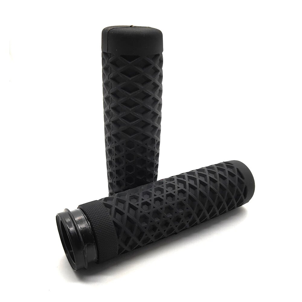 Ручки для мотоцикла Harley Softail Dyna Touring Electra Glide, 1 дюйм, 25 мм черный