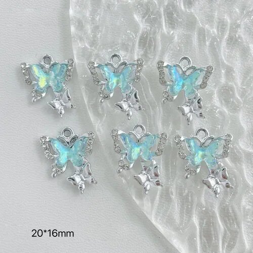 Подвеска из сплава в виде планеты вишни, бабочки, браслета ручной работы с бусинами, ожерелья, ювелирные изделия из бисера, аксессуары