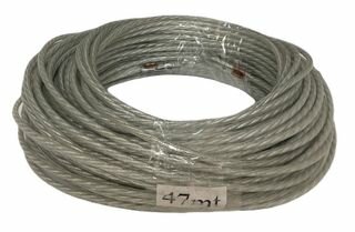 Трос тента (пломбировочный) TIR 47м D 5.5mm (метал. в оболочке ПВХ)