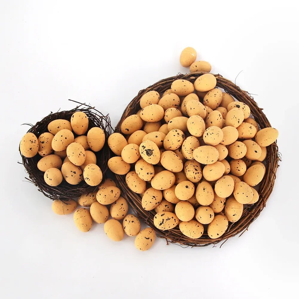 Пасхальные яйца Moonbiffy 100 шт. 2x3cm, Coffee-No Nest