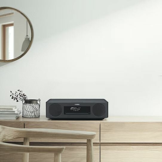 YAMAHA TSX-B237 CD-плеер Мини-стерео Беспроводной Bluetooth hifi настольный настольный стерео Белый