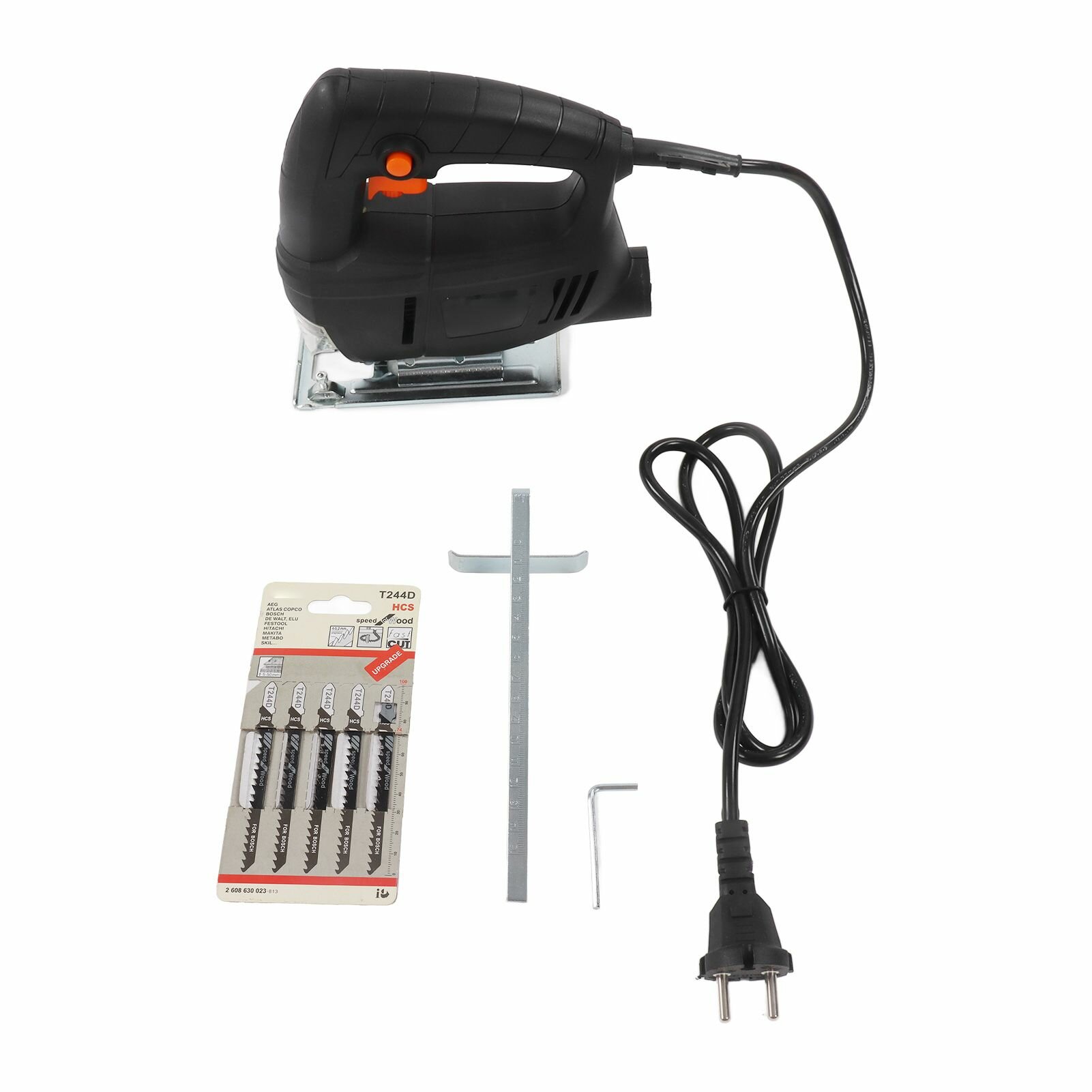 Электрический лобзик 0-3000SPM с 4 гусеницами и защитой пальцев