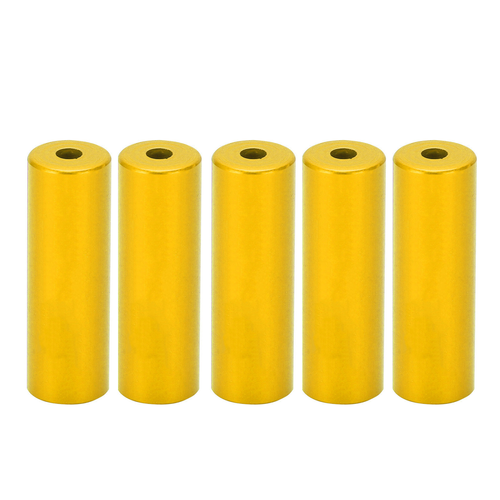 Крышка трубки троса переключения передач из алюминиевого сплава для велосипеда, колпачки для тросов переключения передач диаметром 4 мм, аксессуары, золото