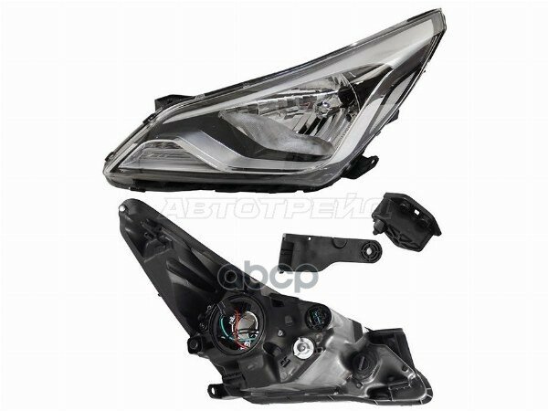 Фара Hyundai Solaris 14-17 (Слева/ Галоген/ под электрокорректор) Sat арт. ST-221-1166L