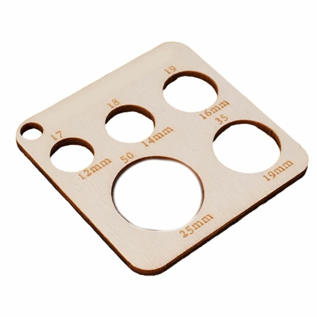 Линейка для вязальных спиц