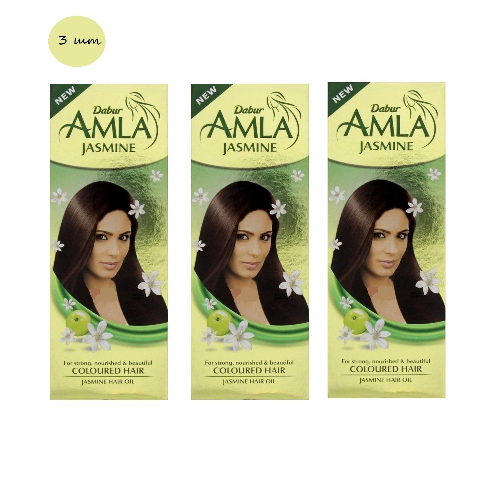 Dabur амла Масло для волос с жасмином / AMLA JASMINE Hair Oil, Дабур, 200 мл - 3 шт