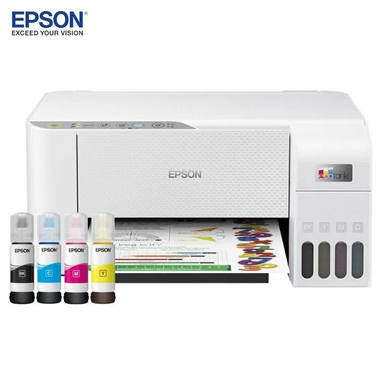 МФУ Epson L3256 EcoTank, струйное, черно-белая и цветная печать, Wi-Fi