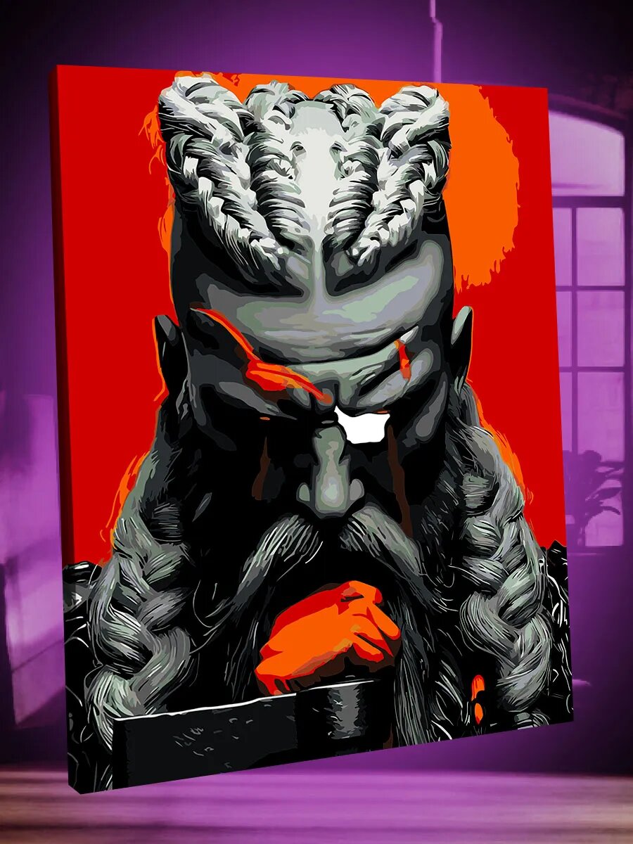 Картина по номерам Скандинавия викинги