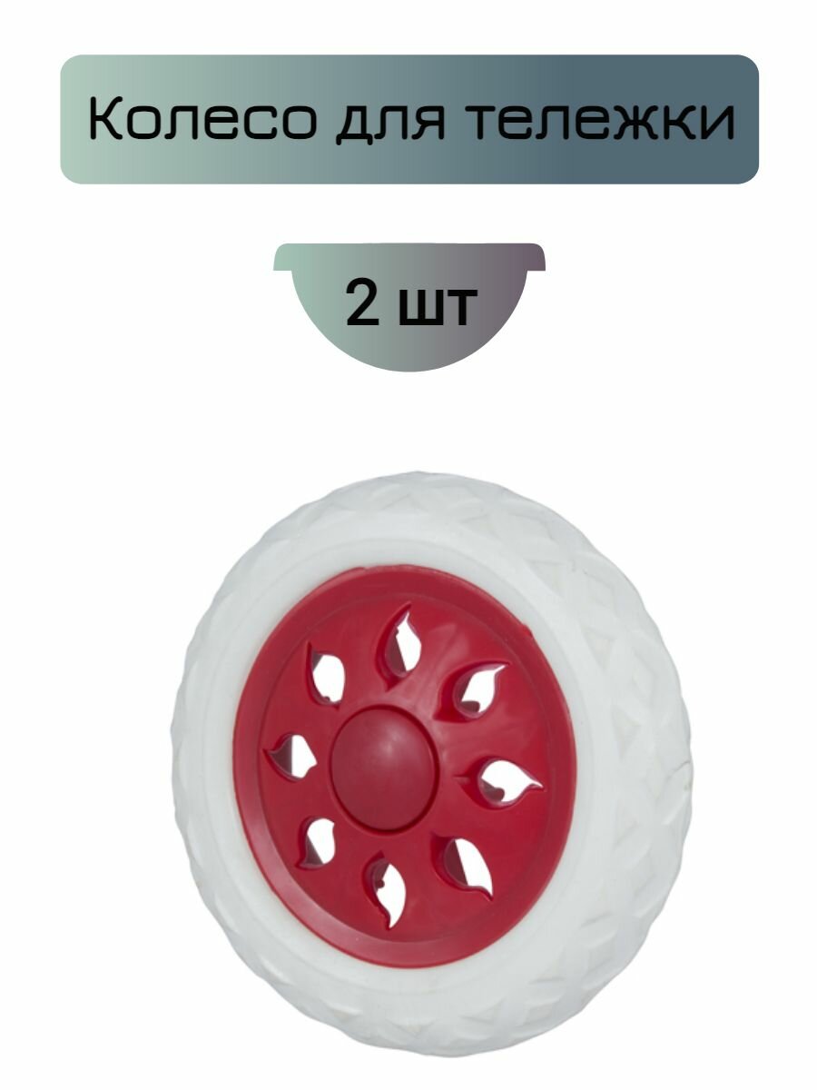 Колесо пластиковое 160мм ЭВА, 2 шт.