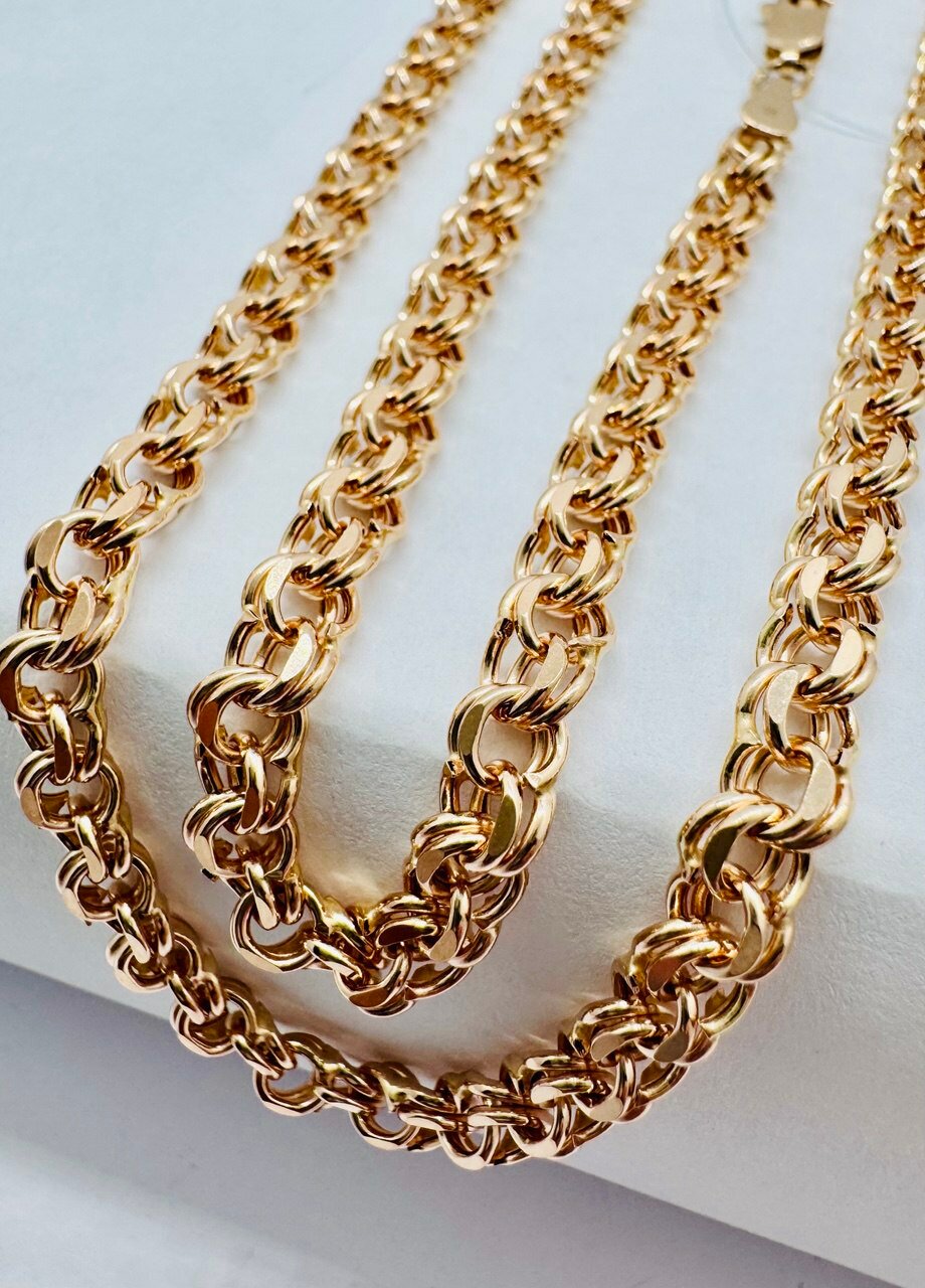 Цепь красное золото, 585 проба