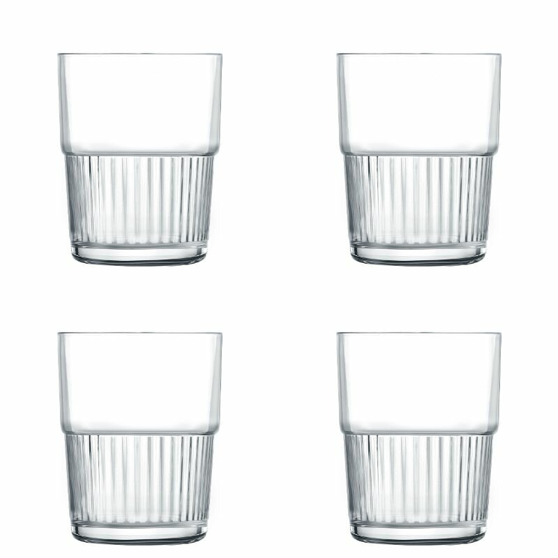Набор (4шт) Стаканов Олд Фэшн ОСЗ Аркадия 250мл ( без подарочной упаковки)