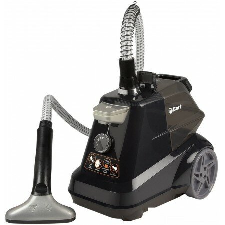 Отпариватель Bort Comfort + Black Edition, напольный, 2350 Вт, резервуар 3 л