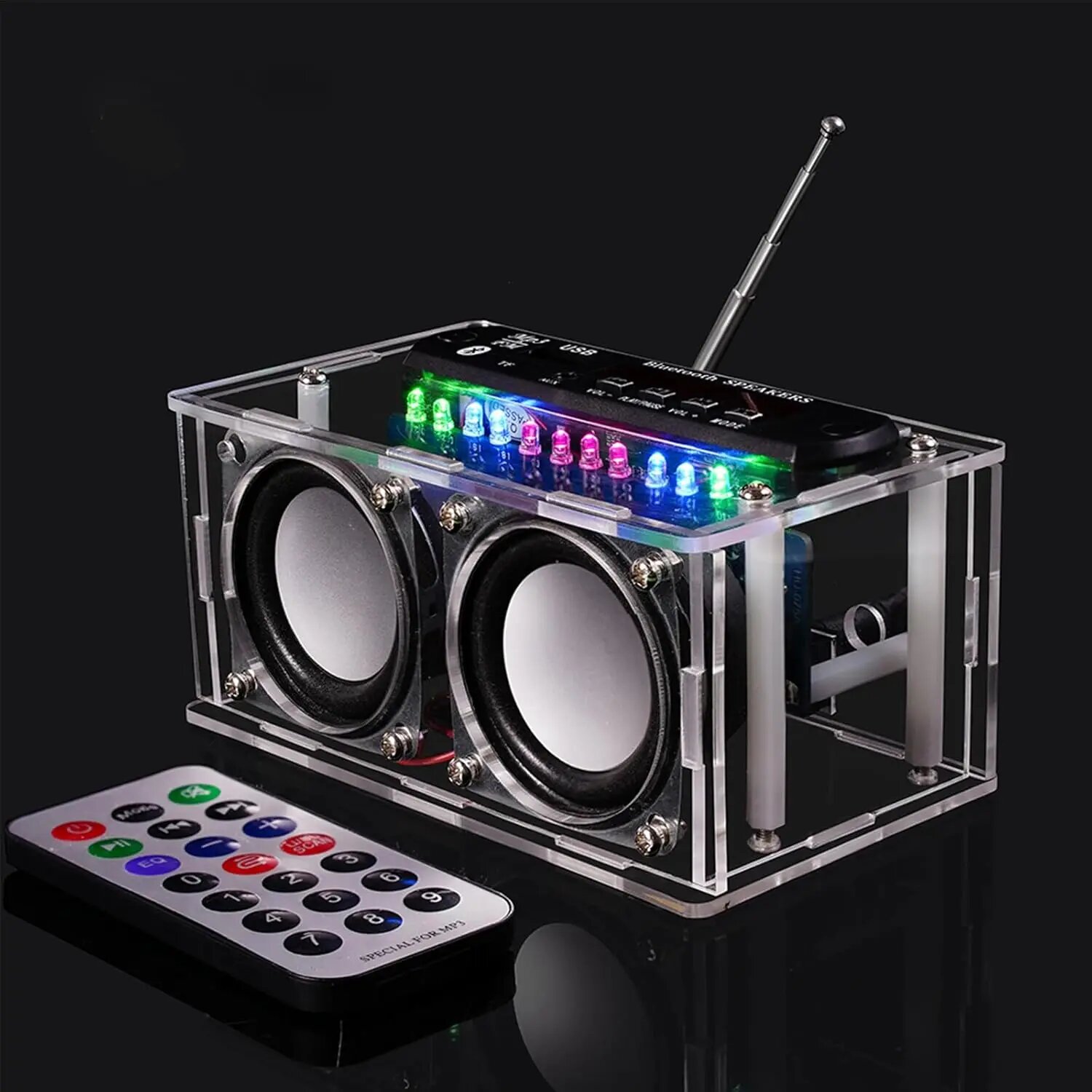 Портативный Bluetooth динамик TKXEC FM радио