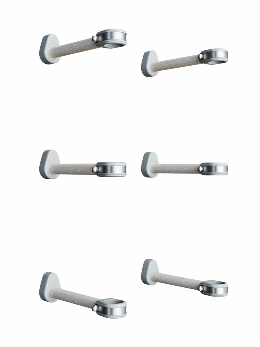 Кронштейны ROMANA Dop11, настенные, для шведской стенки, 100 кг, 6шт