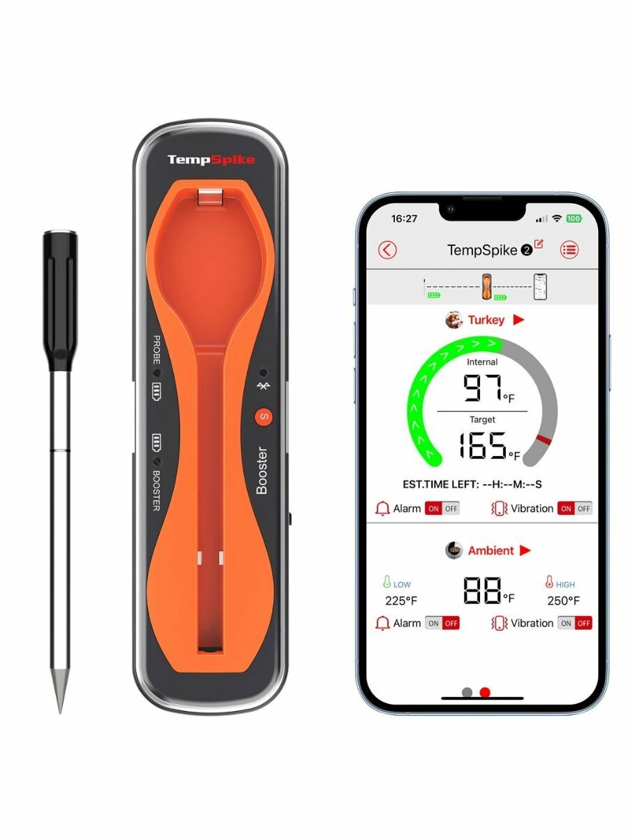 Цифровой кухонный термометр с щупом, беспроводной Thermopro TP960