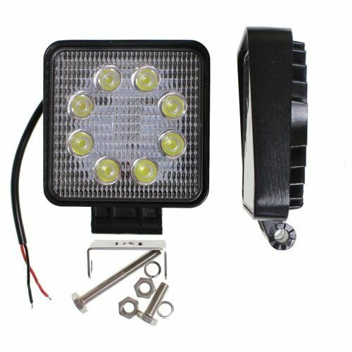 Фара рабочего света квадрат 24Вт/8LED (дальний), 10-30V, 106х106х47мм TM Nord YADA Nord YADA 907383