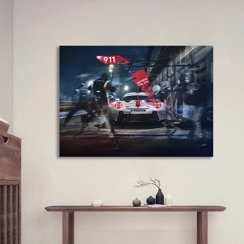 Автомобиль / картина PORSCHE / в интерьер мужчине, 60х80 см.