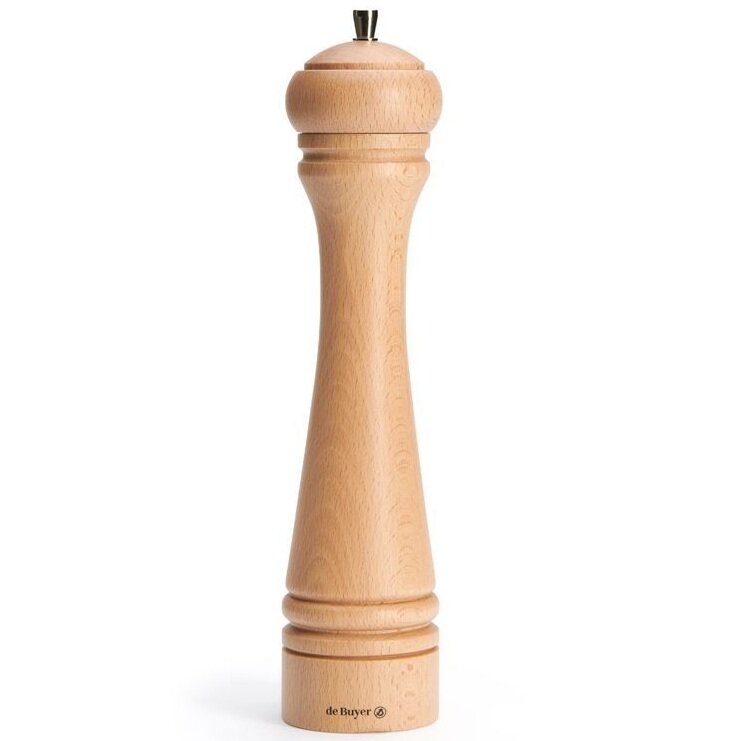 Мельница для перца De Buyer Java Pepper Mill Black Natural Wood P253.300101