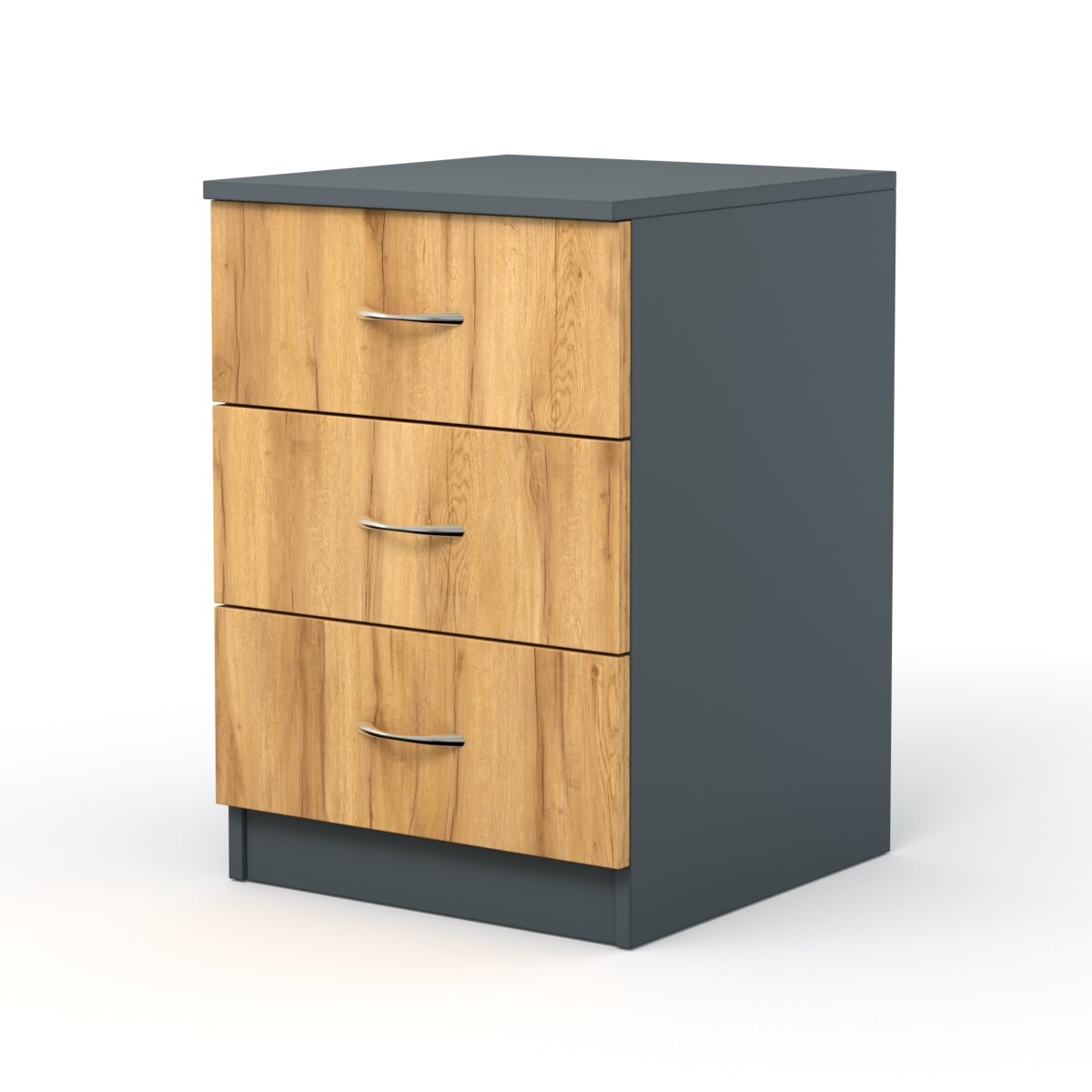 Тумба Т-01, Темно-серый и Дуб Золотистый. Производитель товара - компания Westcom.