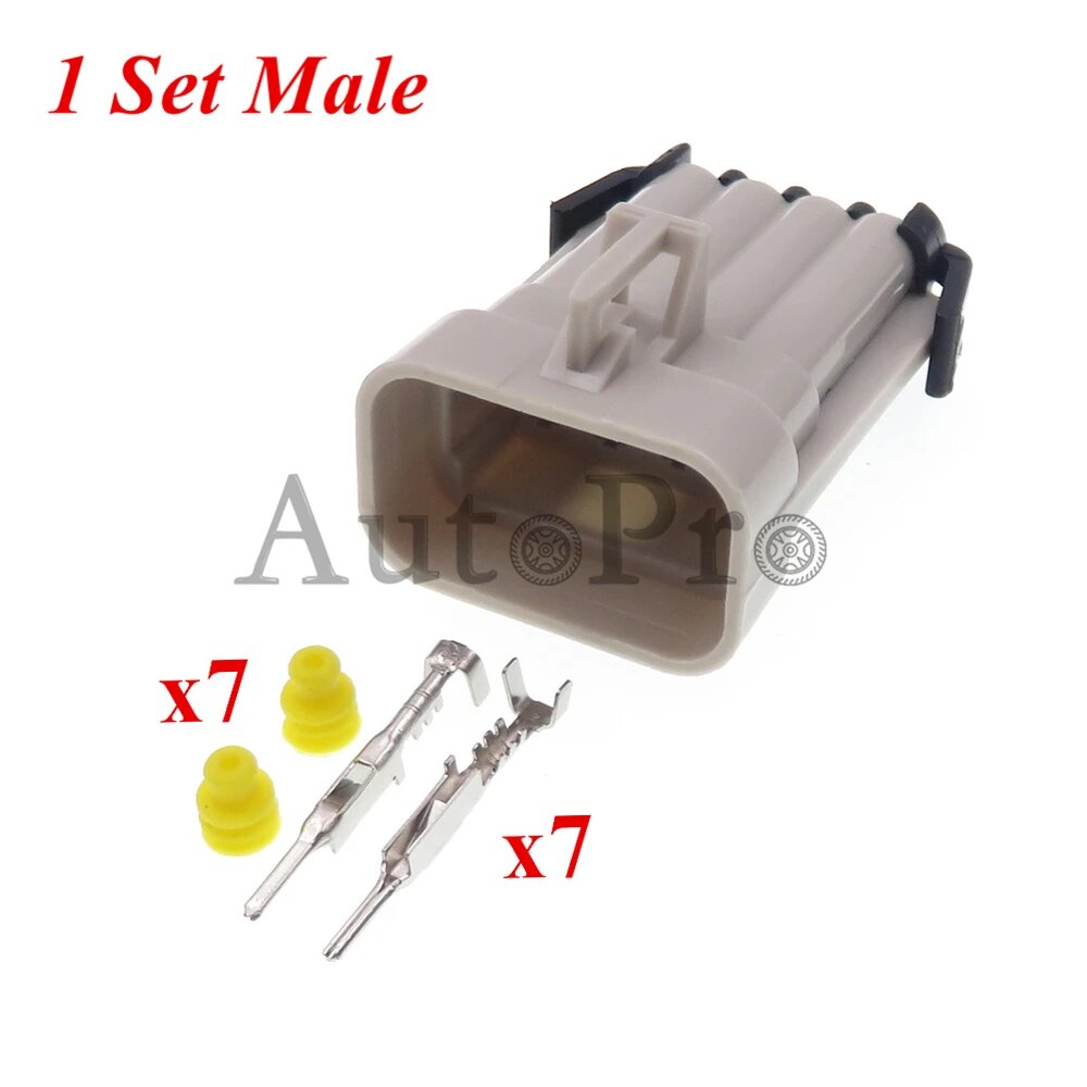 1 комплект, автомобильный водонепроницаемый Штекерный соединитель на 7 отверстий, Follow me cheaper