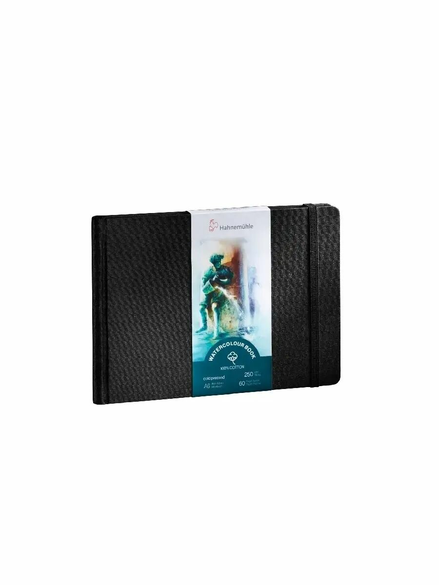 Альбом для рисования для акварели Hahnemuhle "Watercolour book", 250 г/м2, A6, 30 л, пейзаж, 100% хлопок 10625351