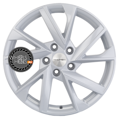 Диск автомобильный литой Khomen Wheels KHW1714 (Audi A4) 17x7 5x112 et49 dia66.6 F-Silver
