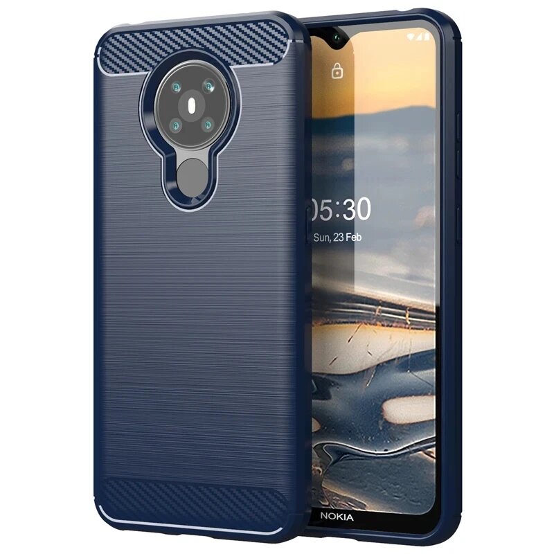 Мягкий чехол для телефона Nokia 5,3 nokia5.3, роскошный силиконовый защитный чехол для Nokia Синий