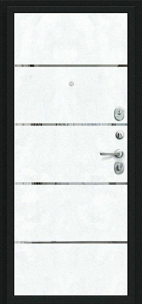 Межкомнатный Портал из Экошпона Bravo Snow Art (добор 3шт 100мм + 5 наличника) / Браво.