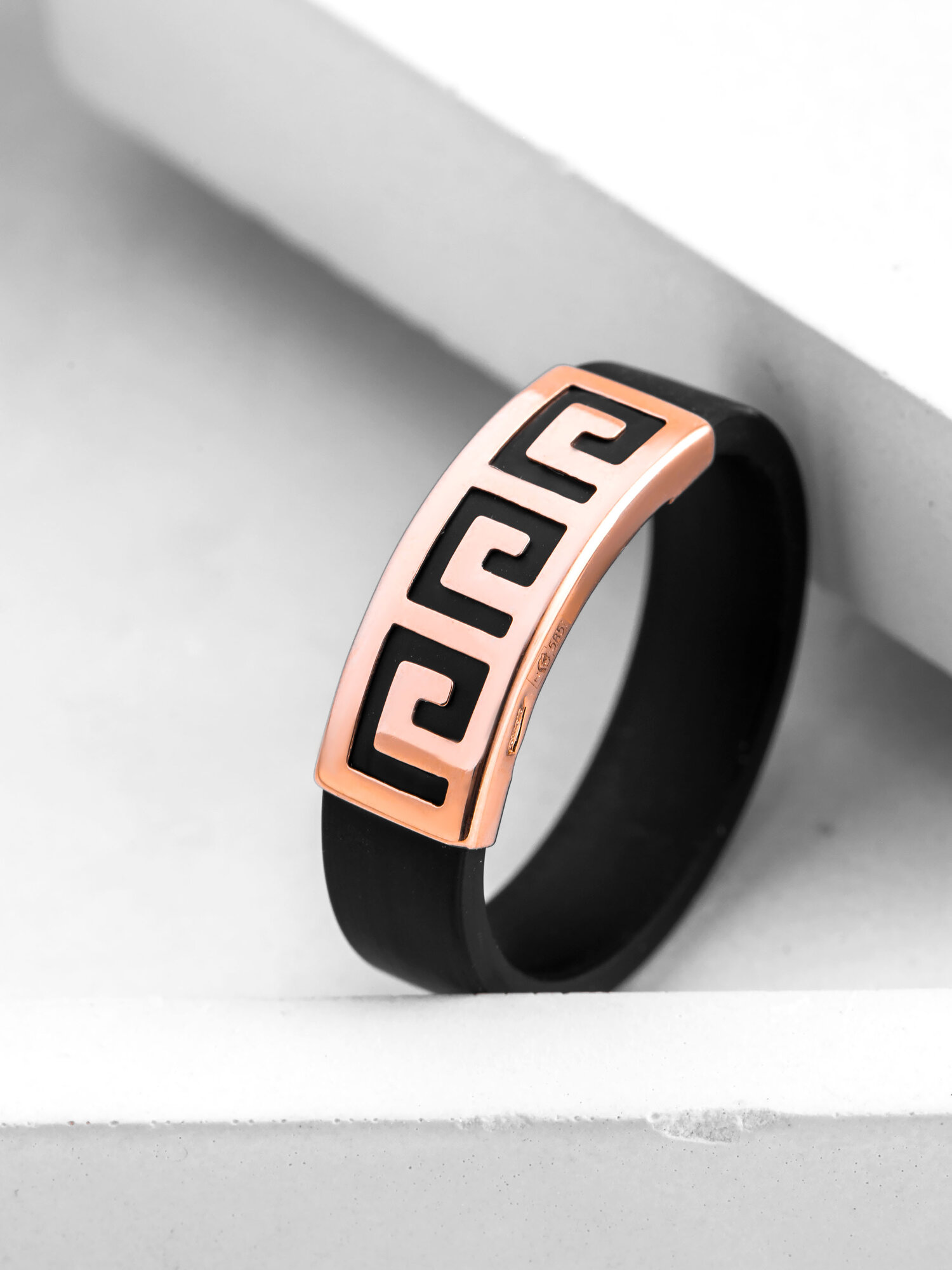 Кольцо, красное золото, 585 проба